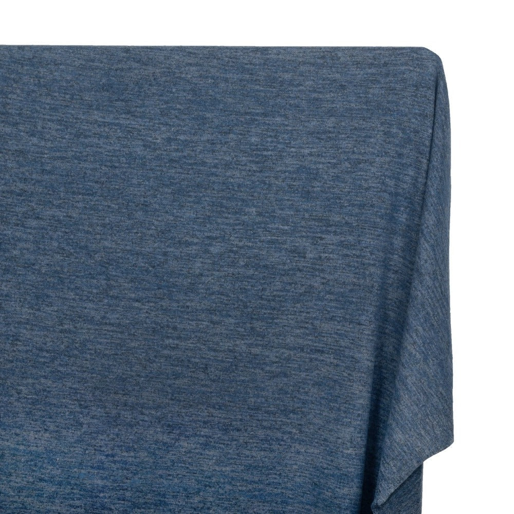 Brushed Two Tone Sweater Knit Hacci Fabric