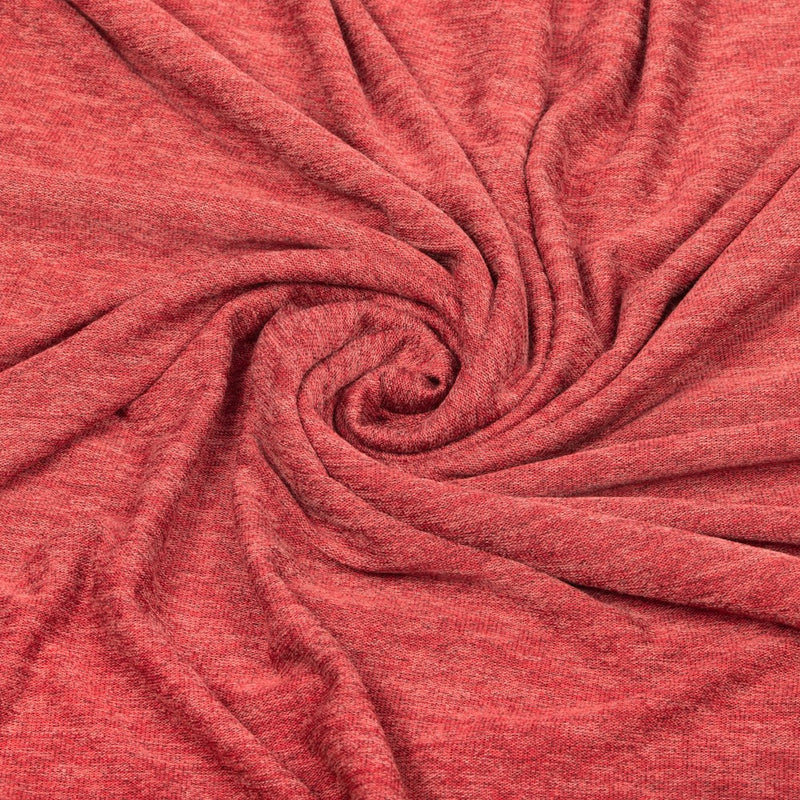 Brushed Two Tone Sweater Knit Hacci Fabric