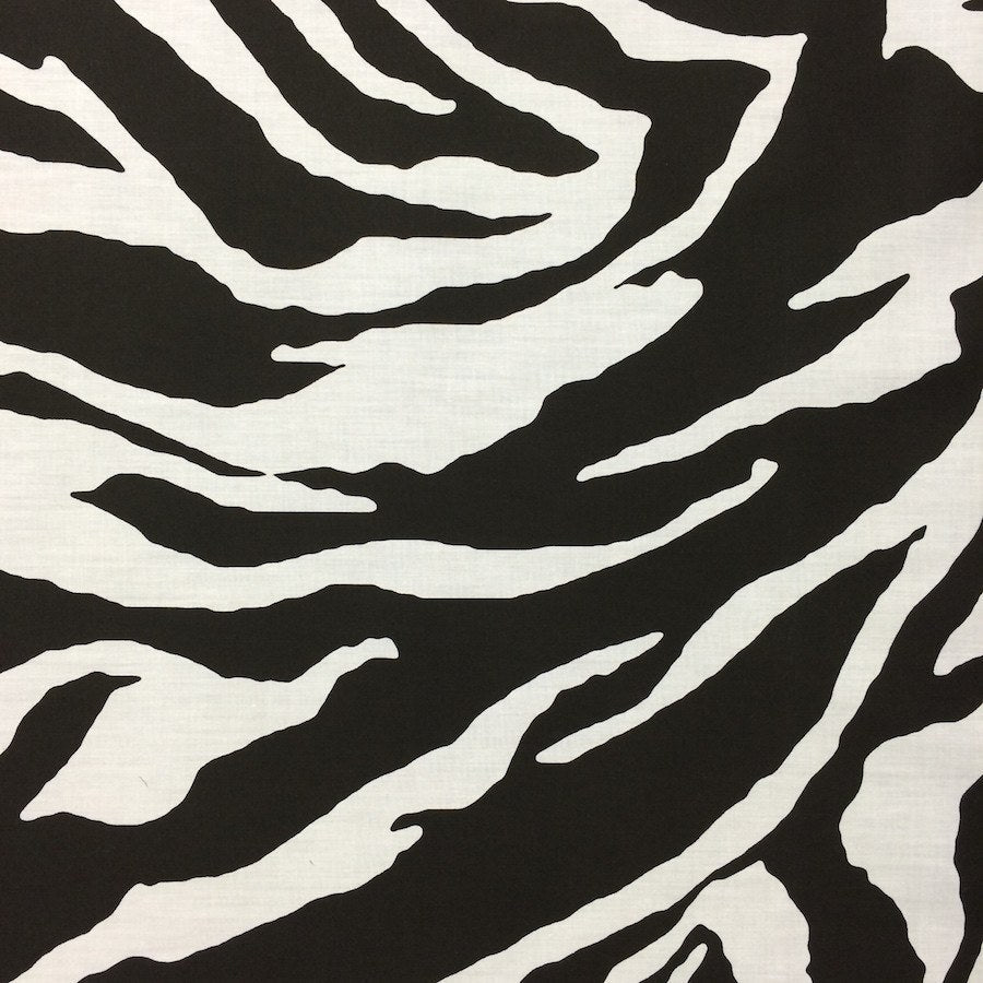 Zebra Print Cotton Polyester Fabric Broadcloth 60" Wide