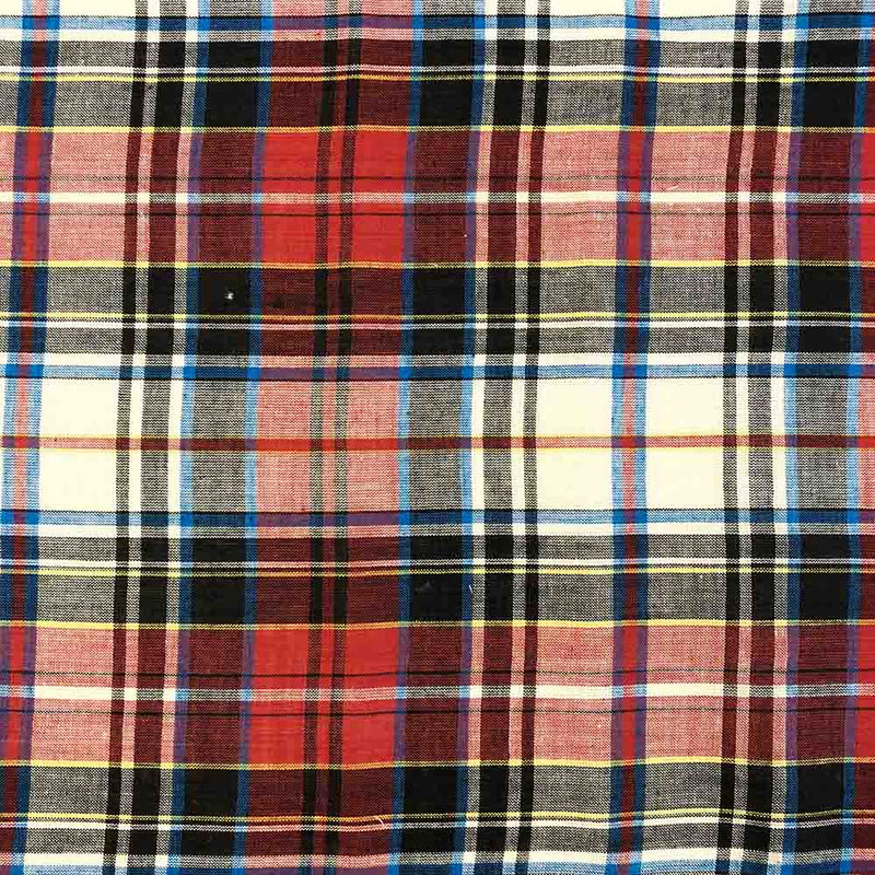 Madras Plaid Fabric (Style 15678) 100% Cotton 44/45" Wide $4.99/Yard