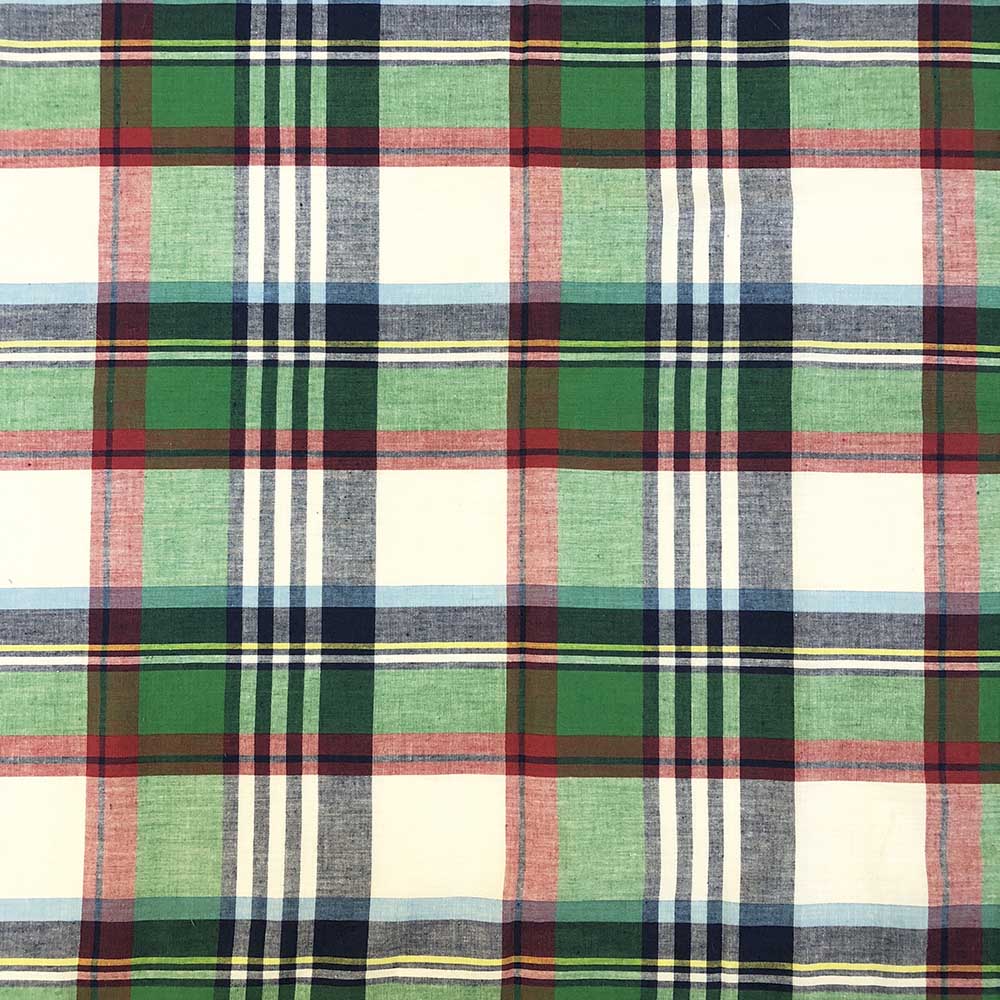 Madras Plaid Fabric (Style 16058) 100% Cotton 44/45" Wide $4.99/Yard