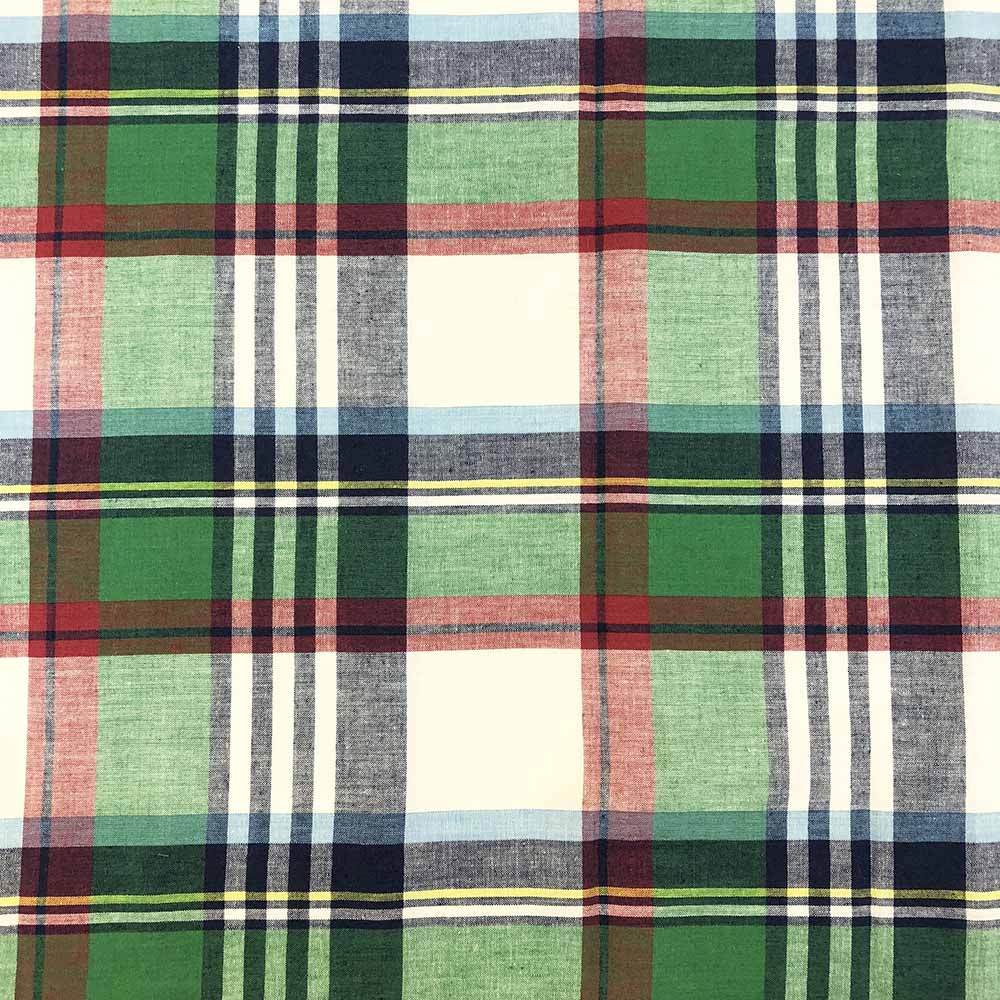 Madras Plaid Fabric (Style 16058) 100% Cotton 44/45" Wide $4.99/Yard
