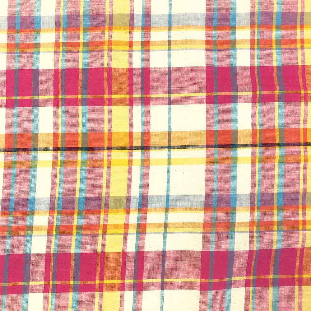 Madras Plaid Fabric (Style 16140) 100% Cotton 44/45" Wide $4.99/Yard