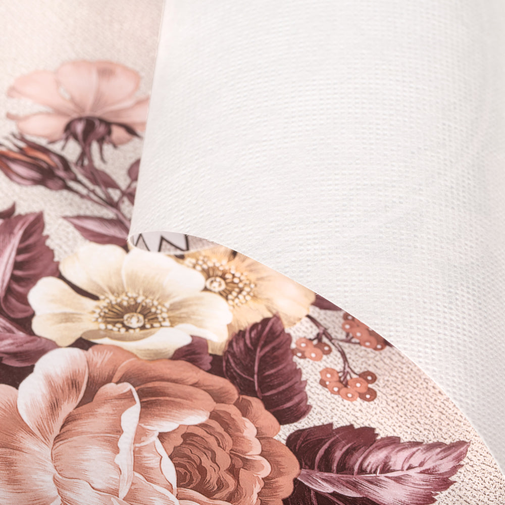 Ornamental Floral Oilcloth Fabric | Fabric Wholesale Direct