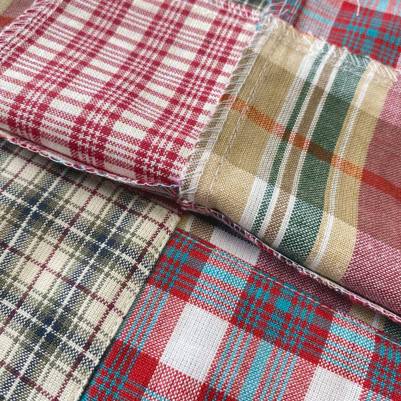 Gabriel Patchwork Nantucket Madras Plaid Fabric 100% Cotton 45" Wide