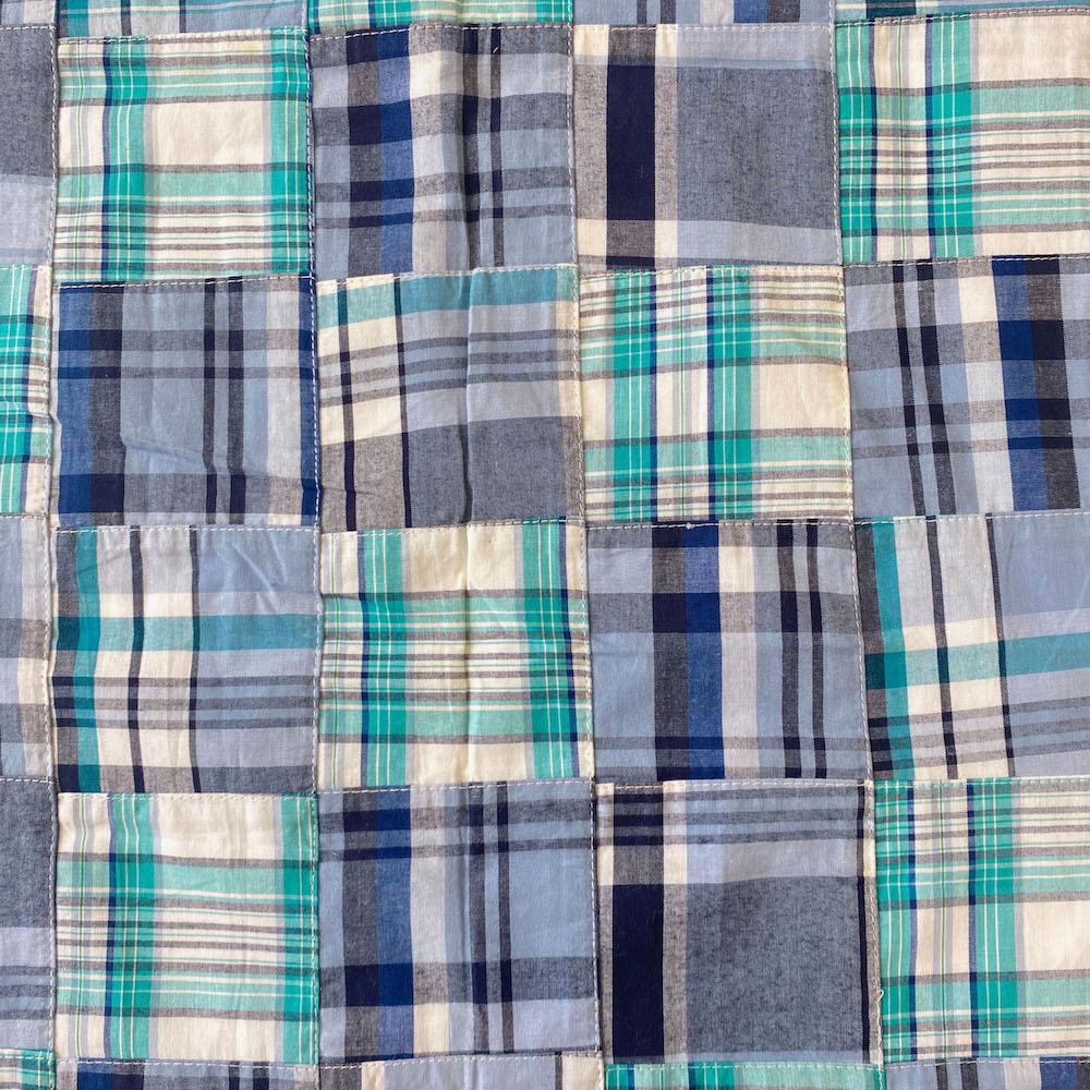 Harrison Patchwork Nantucket Madras Plaid Fabric 100% Cotton 45" Wide