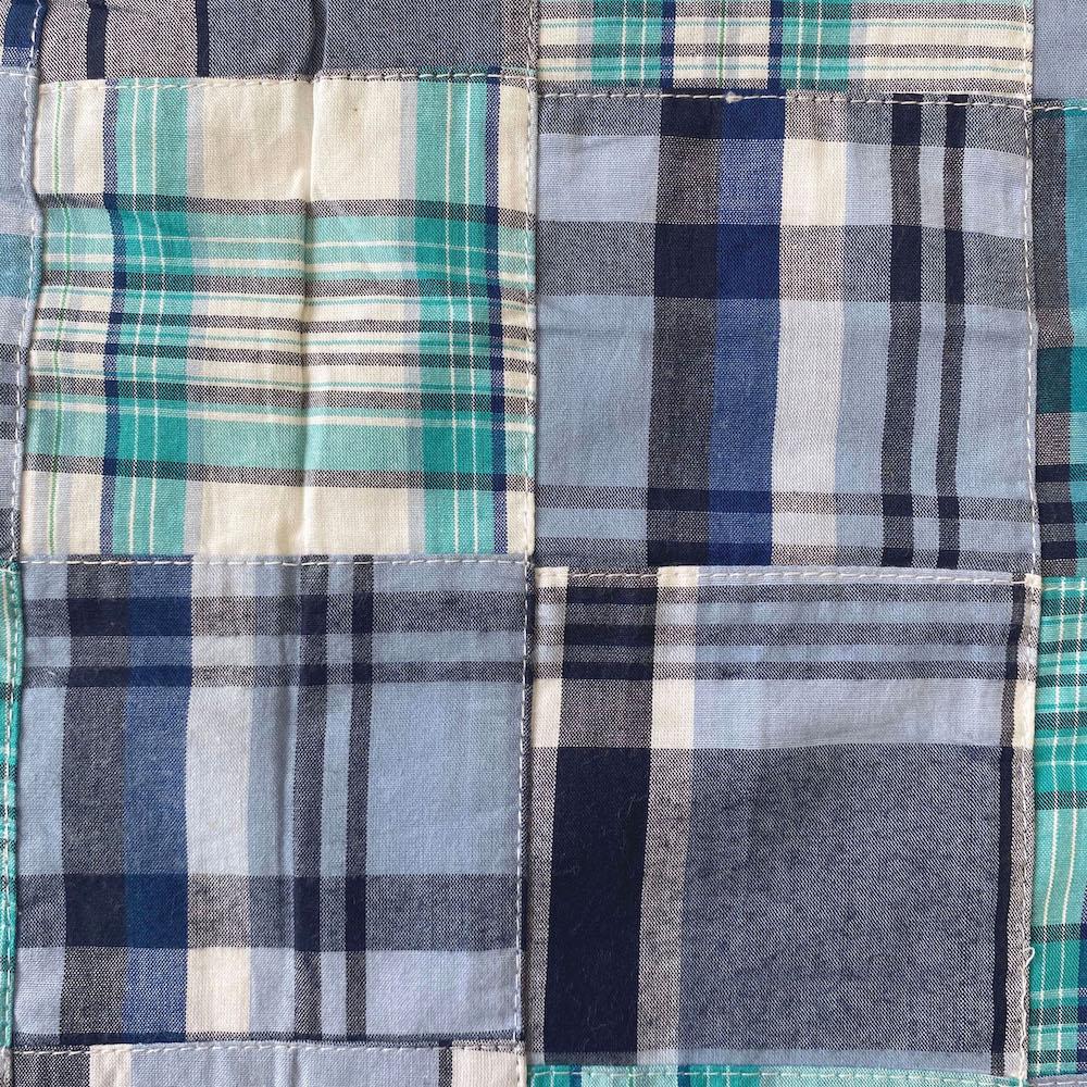 Harrison Patchwork Nantucket Madras Plaid Fabric 100% Cotton 45" Wide