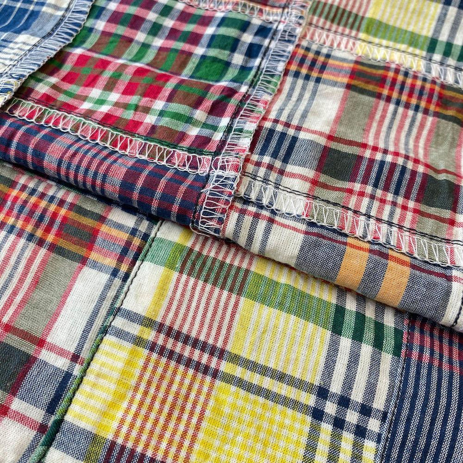 William Patchwork Nantucket Madras Plaid Fabric 100% Cotton 45" Wide