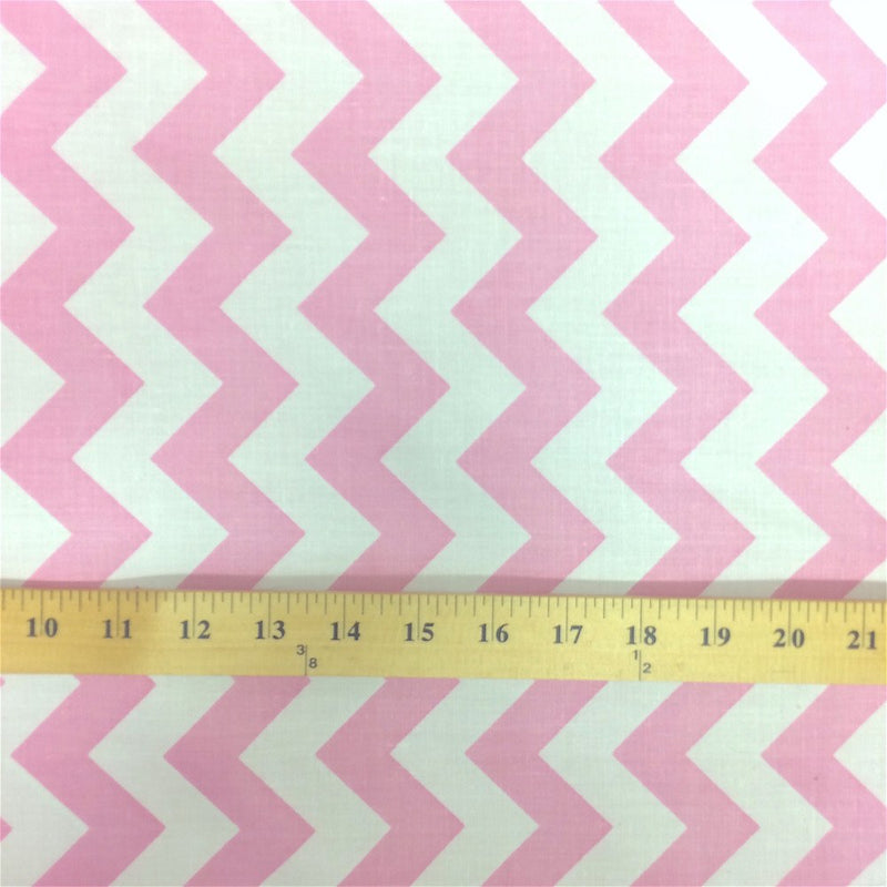 Pink Chevron Fabric 100% Cotton 91/92" Wide $4.99/yard