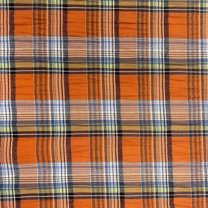 Polyester Metallic Shimmer Yarn Plaid 100% Polyester 60" Wide $4.99/Yard