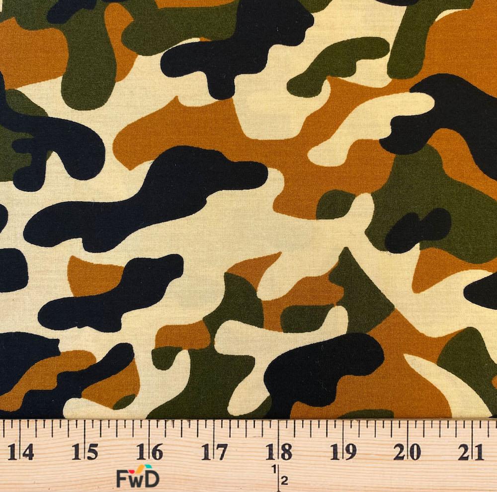 Military Camouflage Print Fabric 100% Cotton $6.99/yard Sold BTY