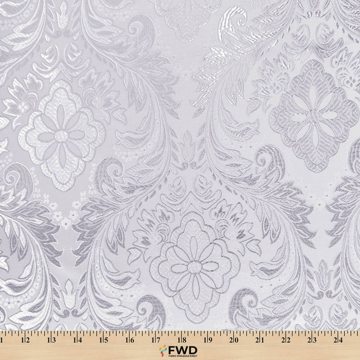 Floral Metallic Brocade Fabric | Fabric Wholesale Direct