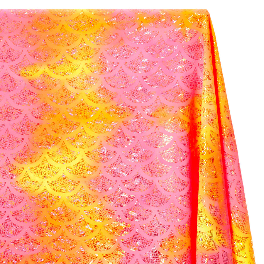 Mermaid Scale Hologram Tricot Foil | Fabric Wholesale Direct