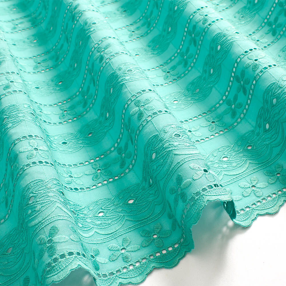 Braided Floral Embroidered Eyelet | Fabric Wholesale Direct