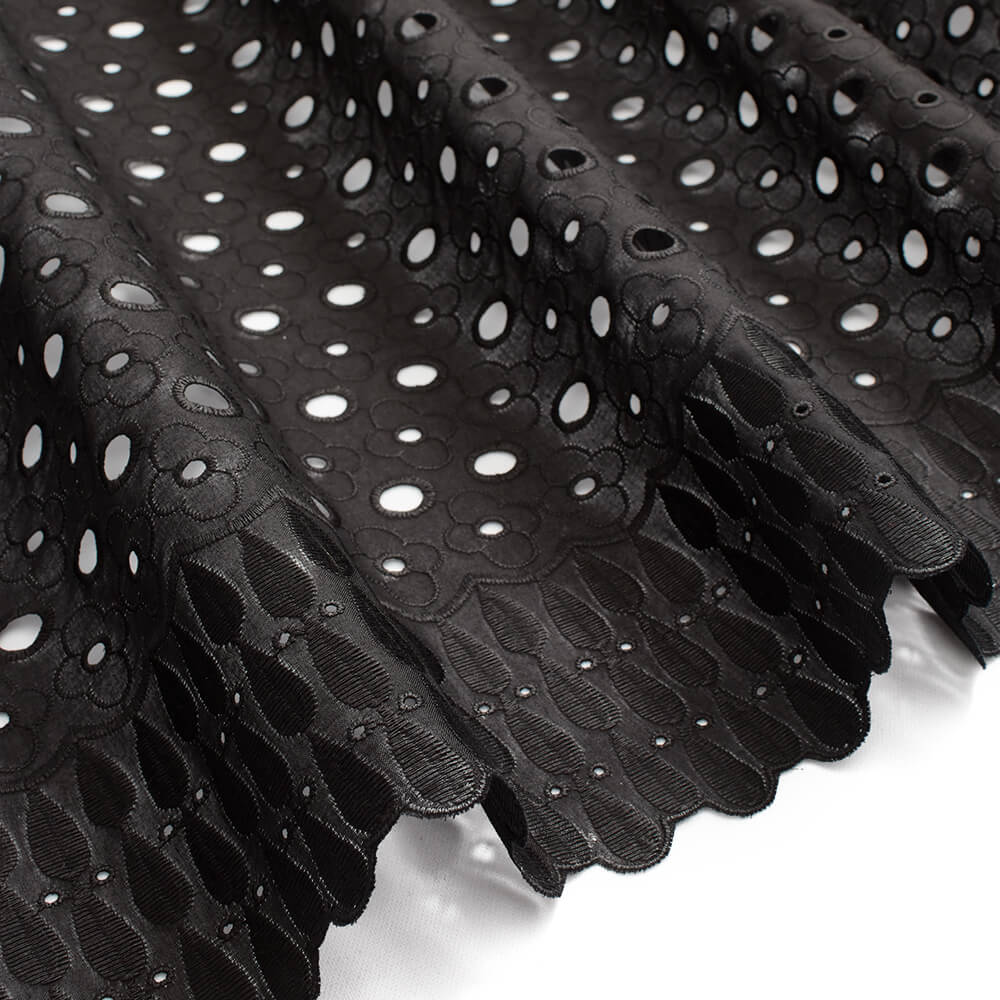 Raindrop Embroidered Eyelet | Fabric Wholesale Direct