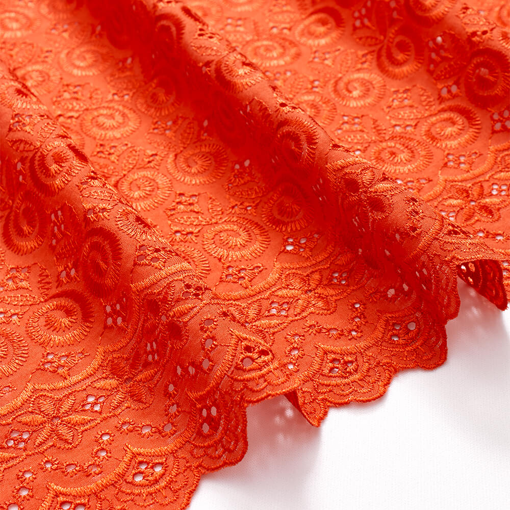 Nautilus Embroidered Eyelet Fabric | Fabric Wholesale Direct