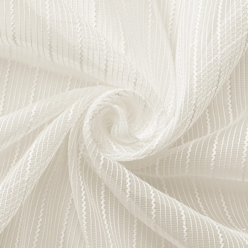 Bayzam Striped Sheer Mesh Dobby | Fabric Wholesale Direct