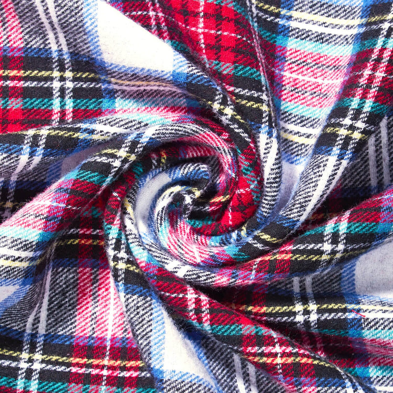 Dallas Tartan Plaid Cotton Flannel Fabric