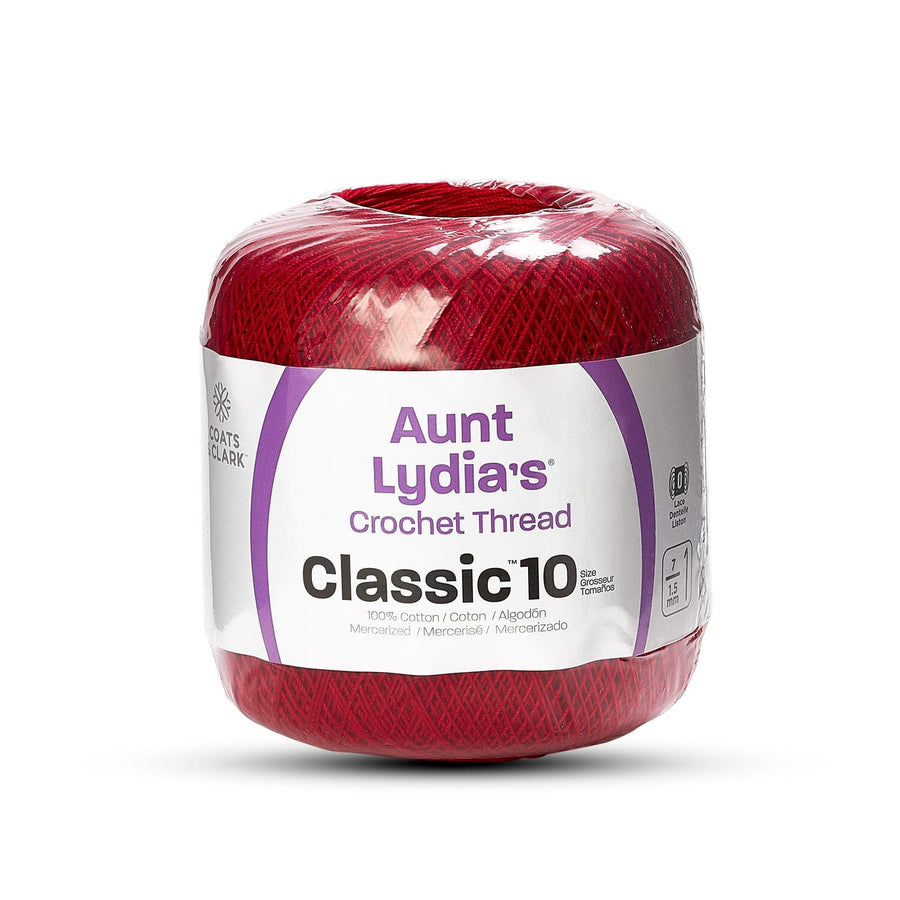 Aunt Lydia's Classic Size 10 Cotton Crochet Thread