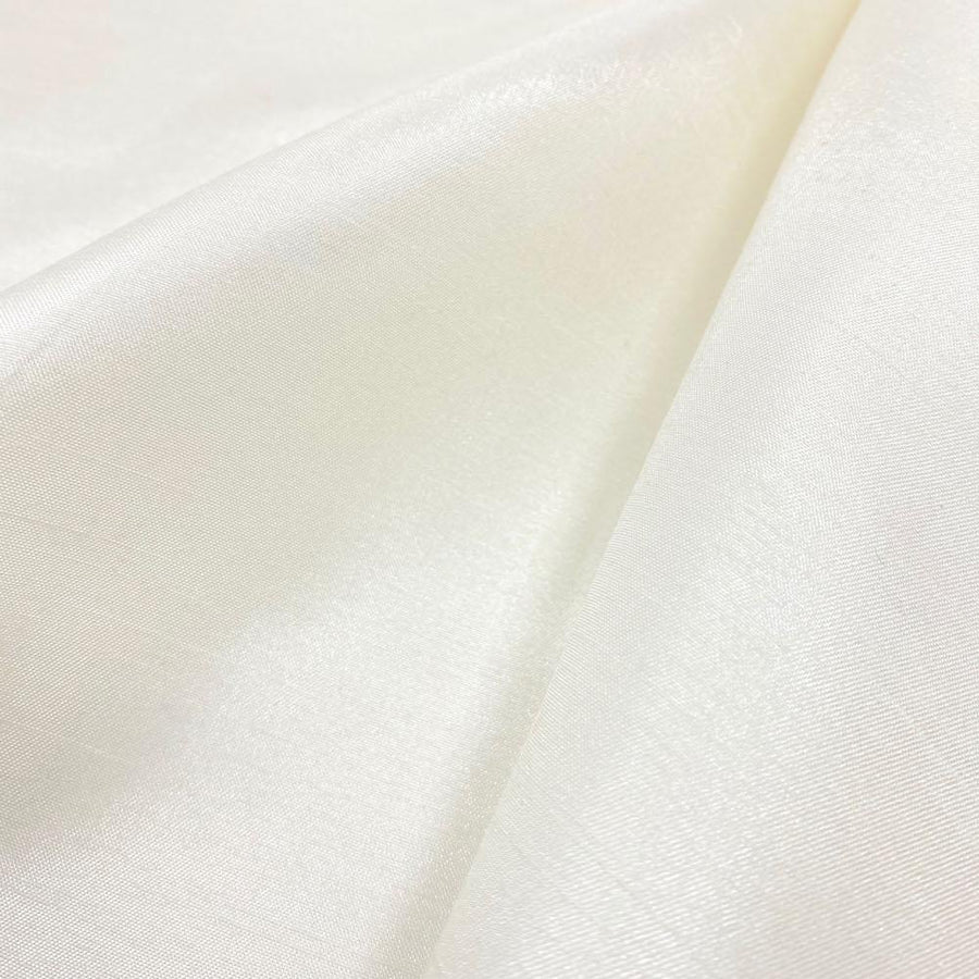 Luxurious Ivory Slub Satin Fabric 60" Wide 100% Polyester $19.99/Yard