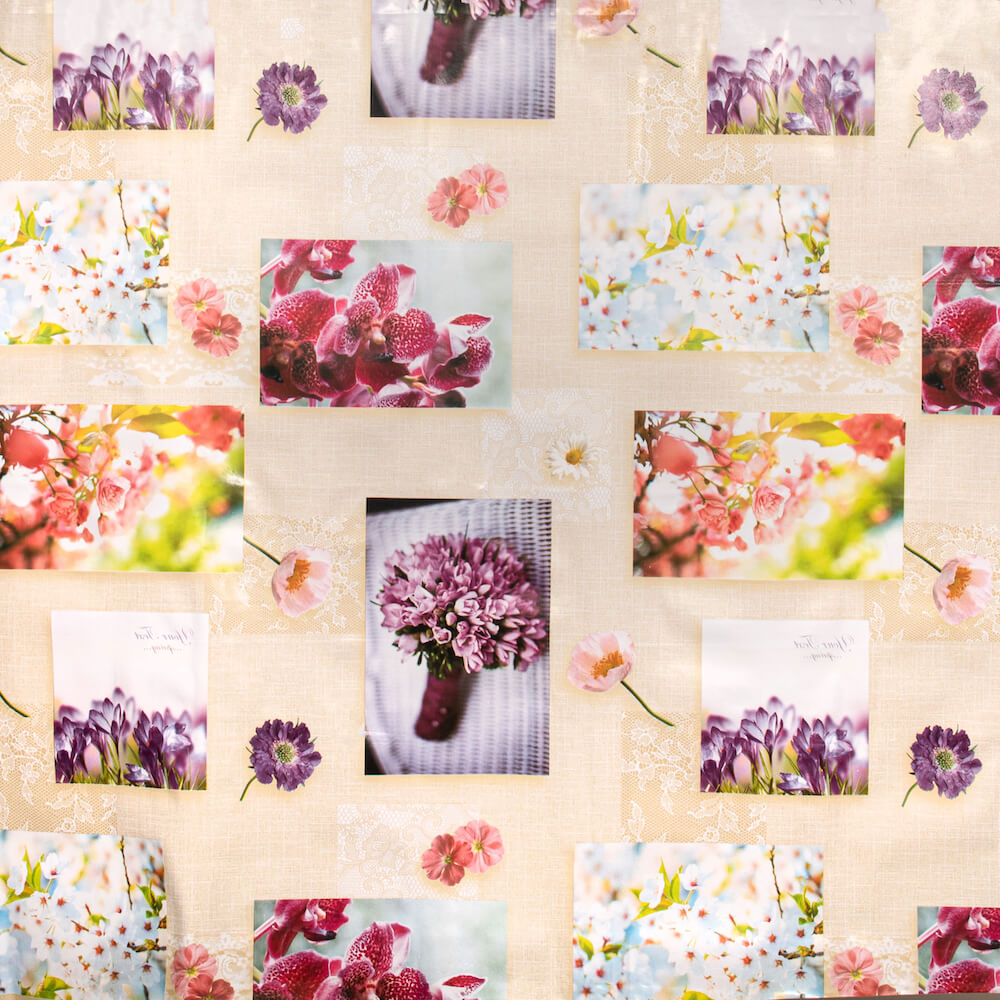 Spring Floral Oilcloth Fabric | Fabric Wholesale Direct