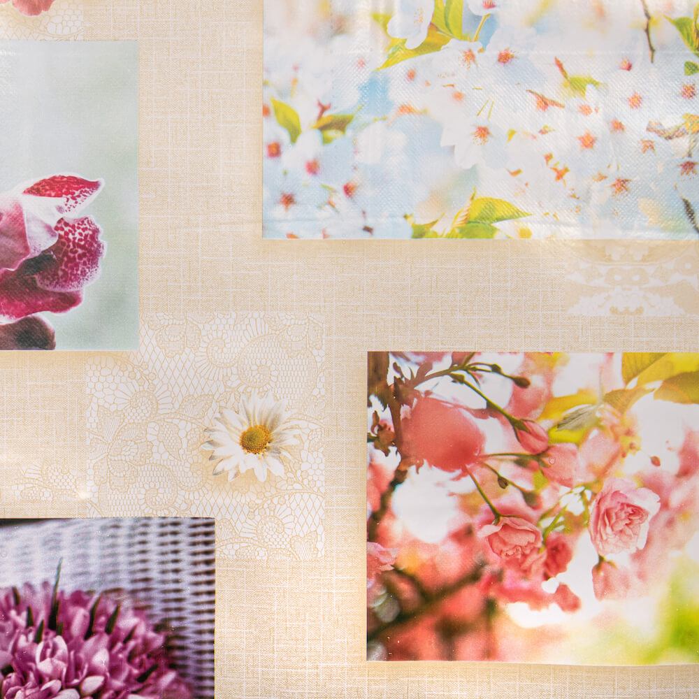 Spring Floral Oilcloth Fabric | Fabric Wholesale Direct