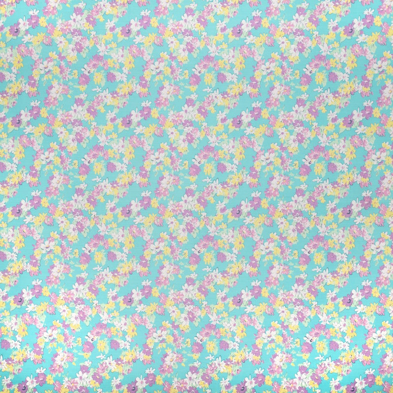 Spring Flower Broadcloth Fabric