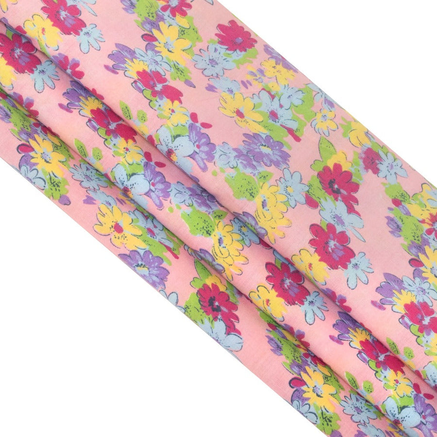 Spring Flower Broadcloth Fabric