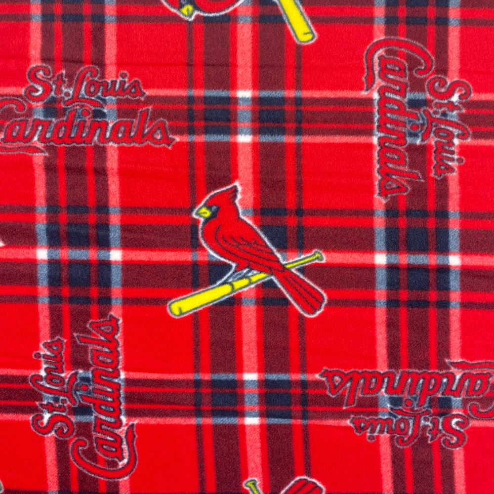 St. Louis Cardinals Fleece Fabric By The Yard