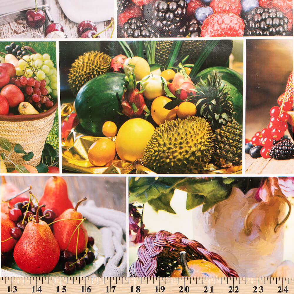 Temperate Fruit Oilcloth Fabric | Fabric Wholesale Direct