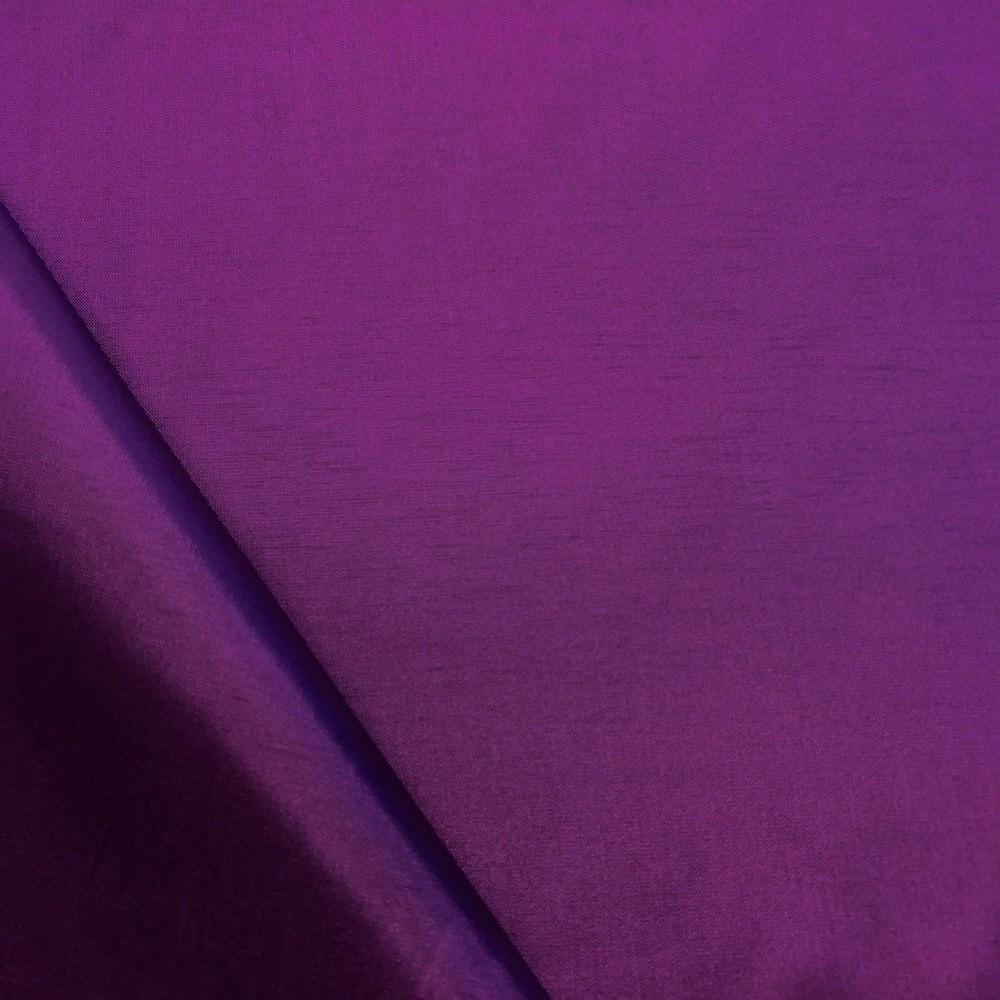 Violet Poly China Silk Lining Fabric Curtains with Pockets for Pipe Drape