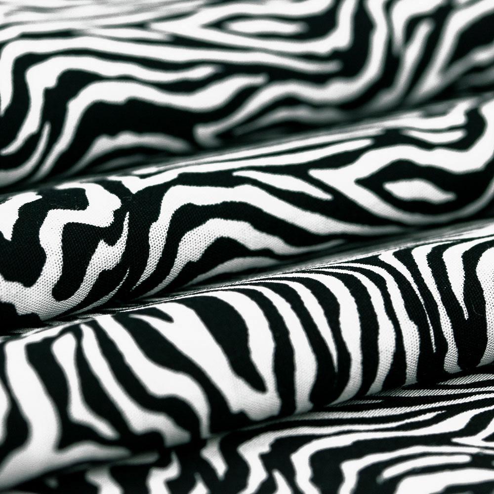 Zebra Print Fabric 100% Cotton Animal Stripes 58/60" Wide Sold BTY